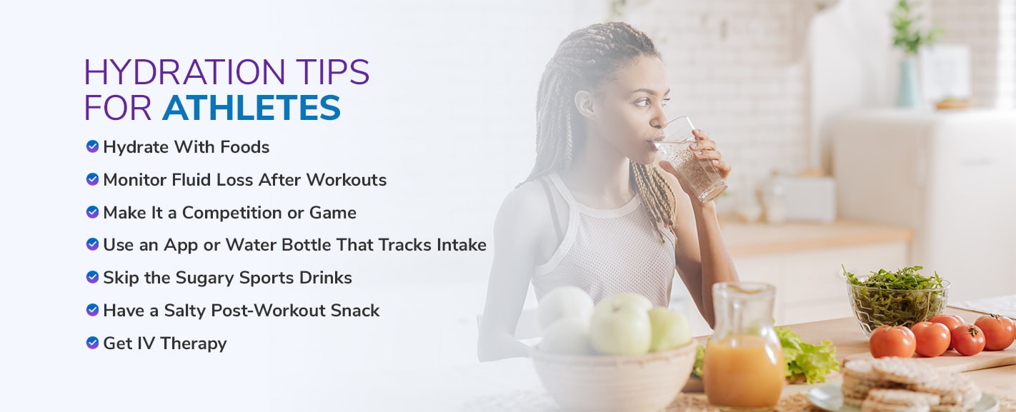 Staying Hydrated For Athletes | Mobile IV Medics