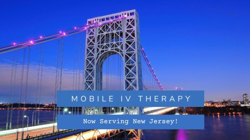 IV Therapy Delivered in New Jersey | Home Service | Mobile IV Medics
